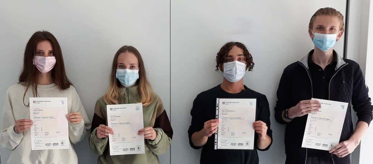 Cambridge-Prüfung am Rivius – Sechs erfolgreiche Absolvent*innen, eine ...